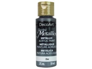 decoart 2oz zinc dazzling metallic, 2 oz