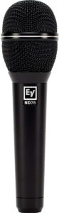 electro-voice nd76 dynamic cardioid vocal microphone,black