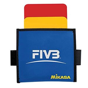 Mikasa VK Volleyball Referee Cards, Red/Yellow, Size 4