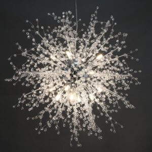 GDNS Dandelion Chandelier Firework Chandeliers LED Light Crystal Pendant Lighting Ceiling Light Fixtures Chandeliers Lighting,Dia 23.5 inch