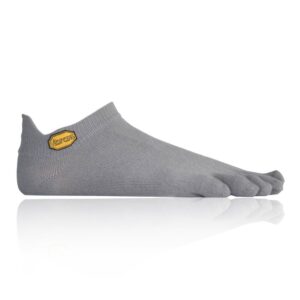 vibram fivefingers athletic no-show toe socks - ss19 - medium - grey