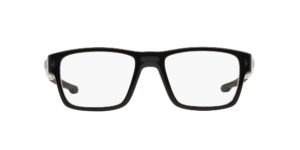 oakley men's ox8077 splinter square reading glasses, black ink, 54mm + 1