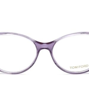 Tom Ford - FT 5403, Round, ACETATE/SILVER, women, LILAC (078 A), 54/15/140