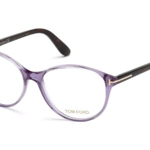 Tom Ford - FT 5403, Round, ACETATE/SILVER, women, LILAC (078 A), 54/15/140