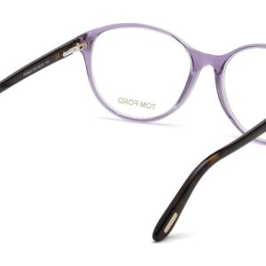 Tom Ford - FT 5403, Round, ACETATE/SILVER, women, LILAC (078 A), 54/15/140