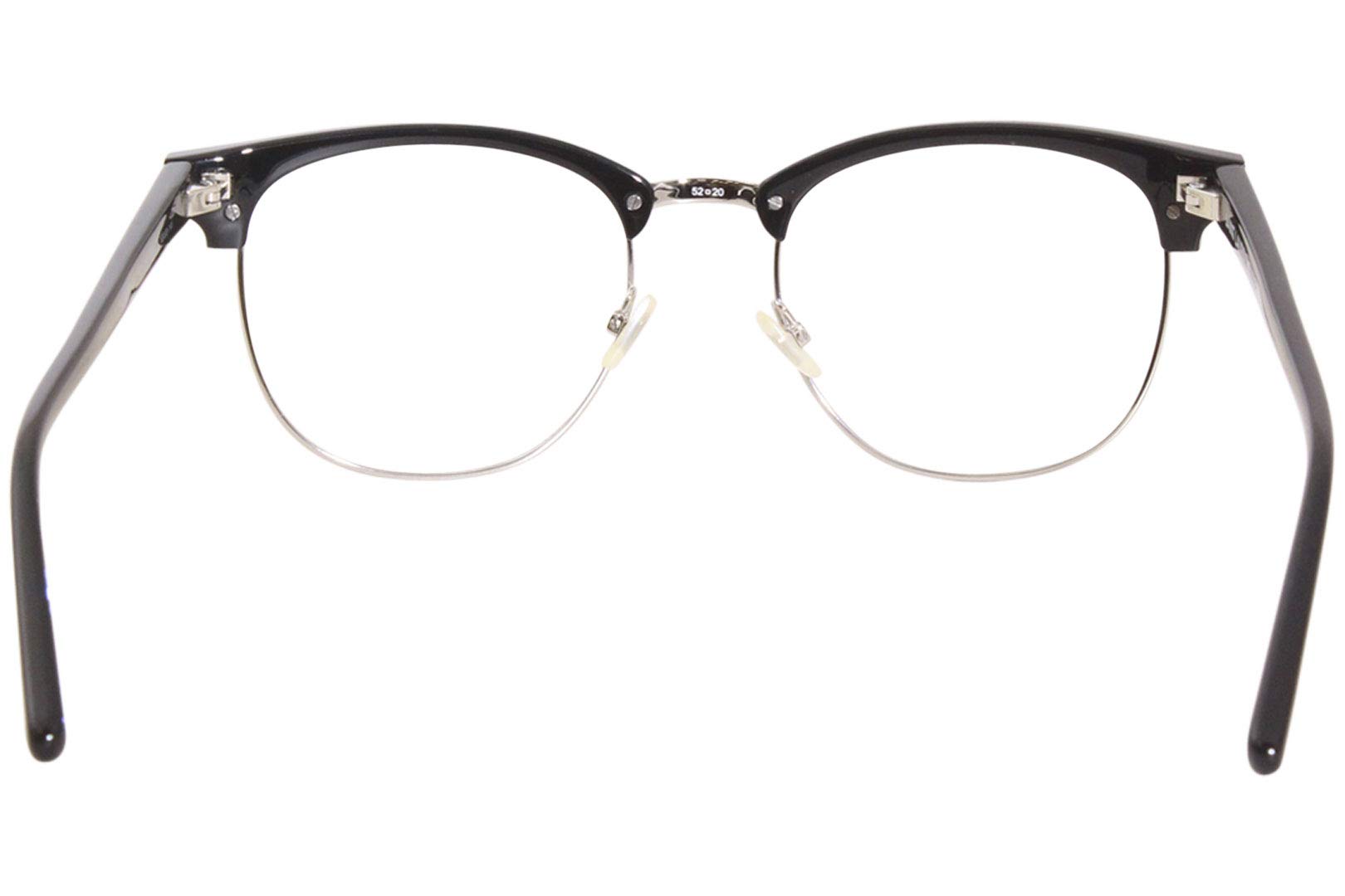 SAINT LAURENT Square Eyeglasses SL 104 001 Black/Palladium 52mm 104