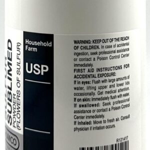 Humco Sulfur Sublimed Powder USP 12 oz WLM