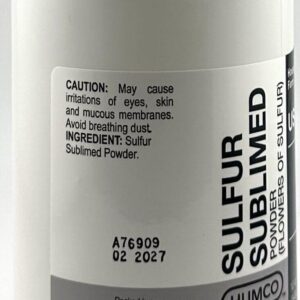 Humco Sulfur Sublimed Powder USP 12 oz WLM