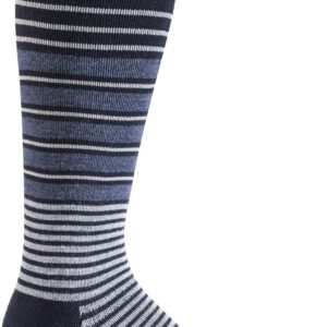 Sockwell Women's Twister Firm Graduated Compression Sock, Navy - M/L