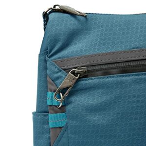 Travelon Anti-Theft Active Medium Crossbody Messenger Bag, Teal