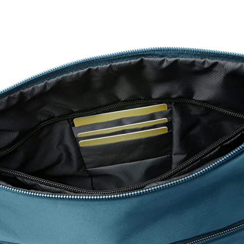 Travelon Anti-Theft Active Medium Crossbody Messenger Bag, Teal