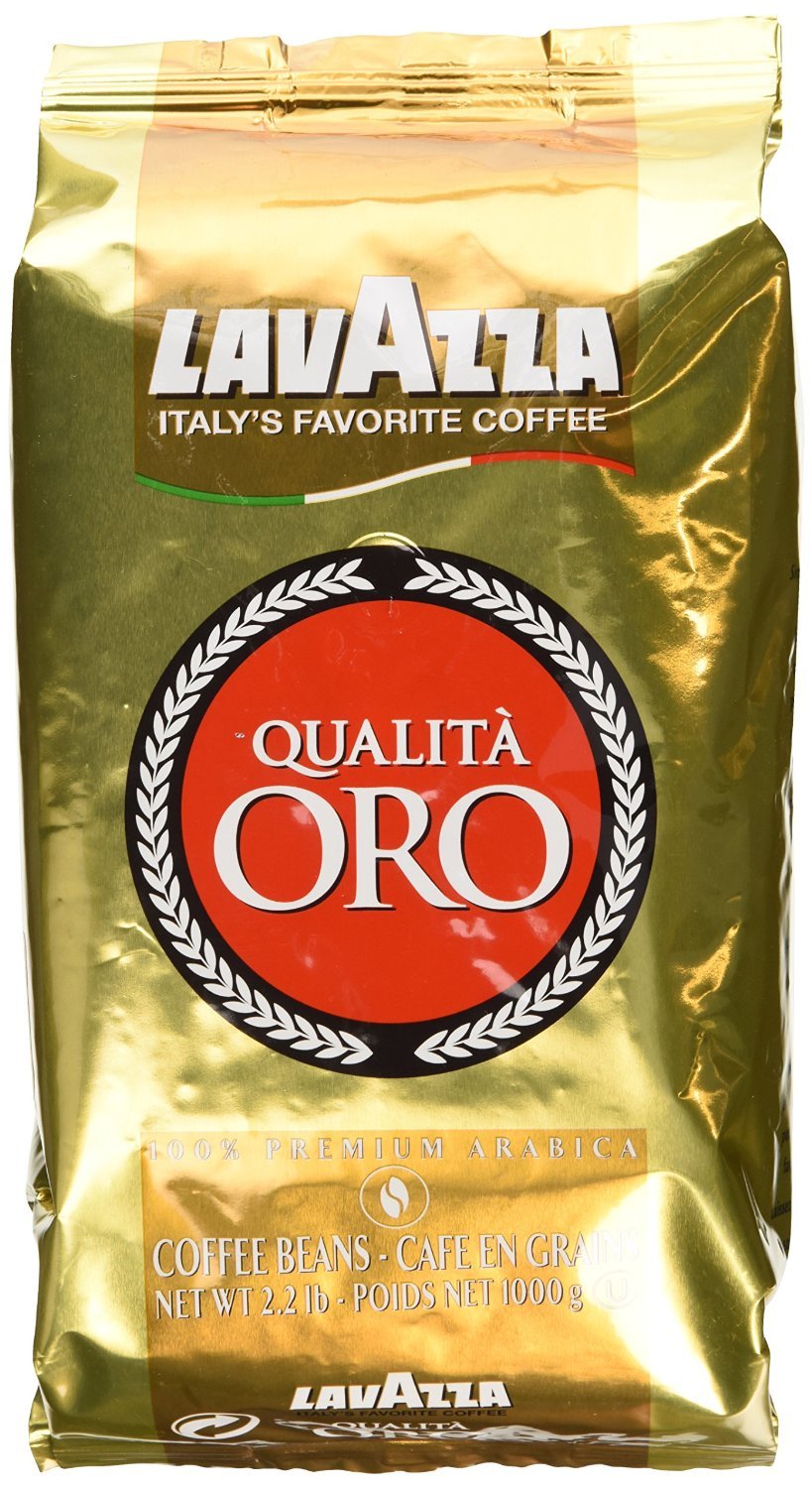 Lavazza Qualita Oro Italian Coffee Whole Beans 2lb Pack Of 2