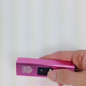 Slider 3 Million Volt Mini Stun Gun Flashlight Pink