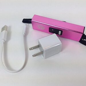 Slider 3 Million Volt Mini Stun Gun Flashlight Pink