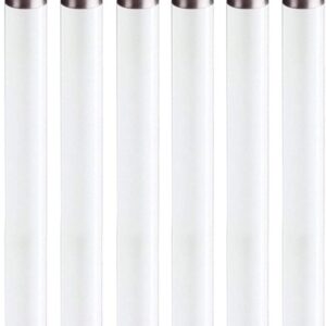 F8T5 Flourescent Light Bulbs - 12 inches Under Cabinet Bulb - Cool White 4100k 8 Watt Tube Bulb - Pack of 6