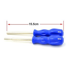 Ninthseason 3.8mm + 4.5mm + Trigram Triwing Security Screwdriver Bit Tool Set for Nintendo NES SNES N64 Game Boy Vintage Games and Consoles