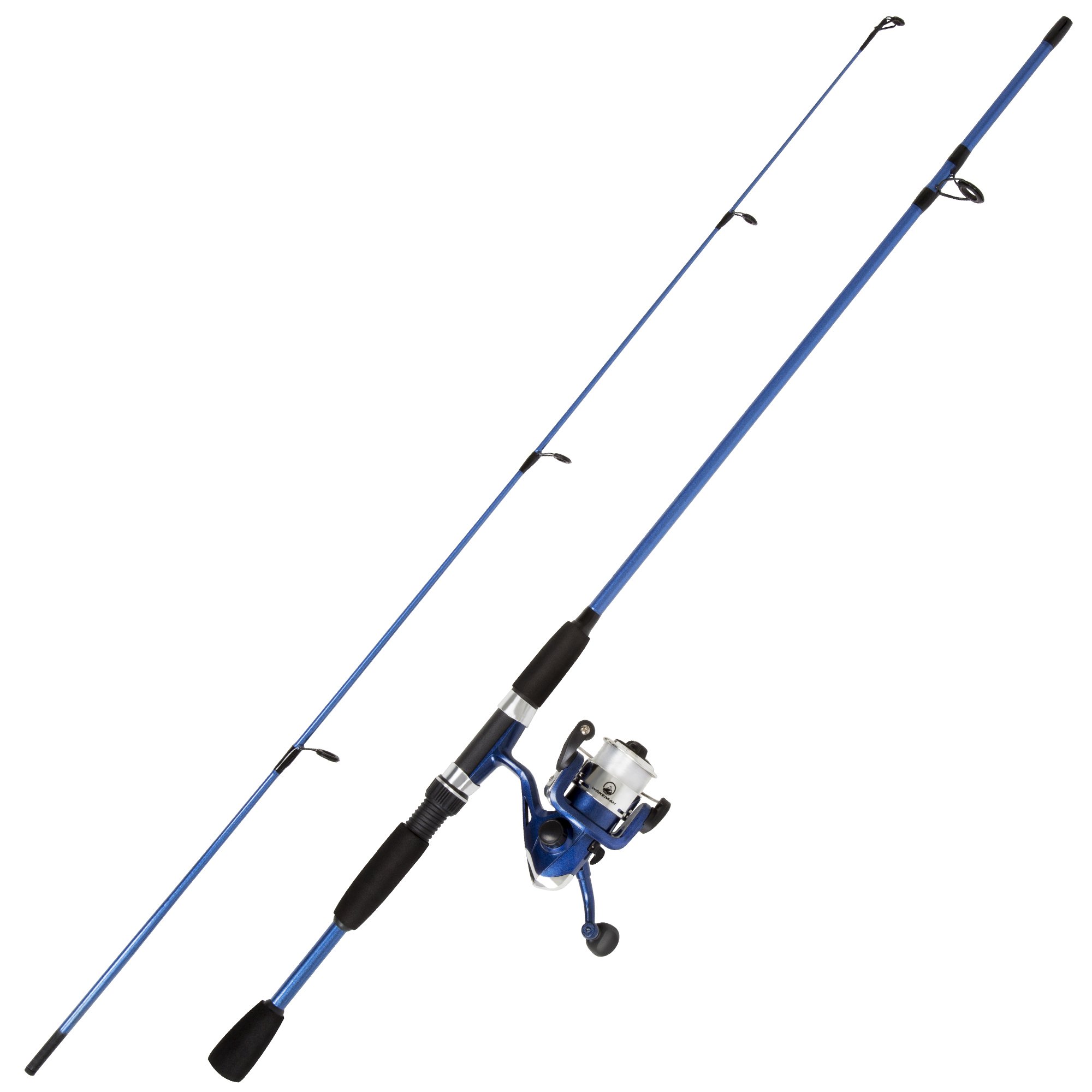 Wakeman Swarm Series Spinning Rod and Reel Combo - Blue Metallic, 20