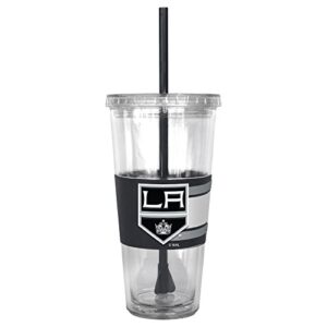 nhl los angeles kings hype straw tumbler, 22-ounce