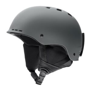 smith holt snow helmet in matte charcoal, size large