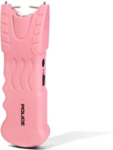 police 916 stun gun with led flashlight, pink