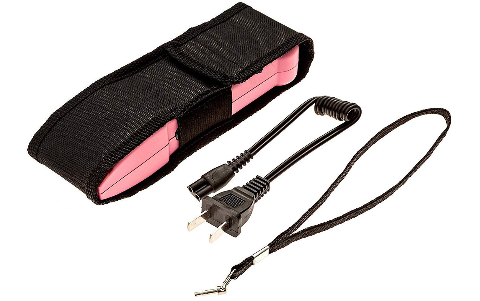 POLICE 916 Stun Gun with LED Flashlight, Pink