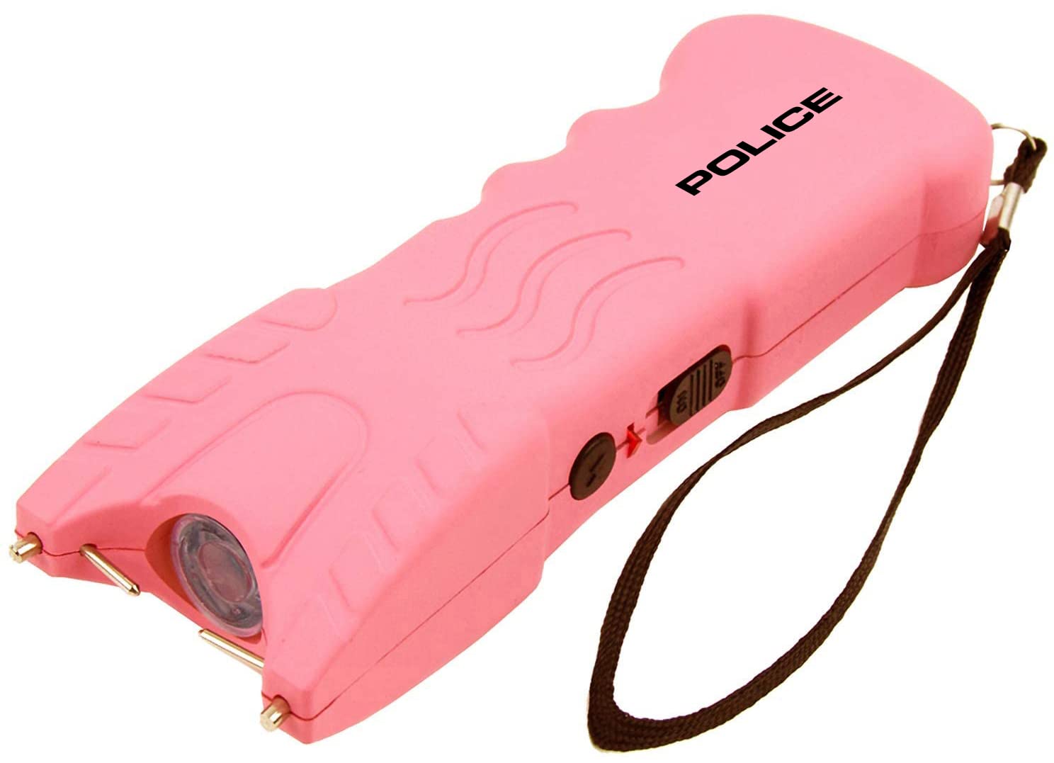 POLICE 916 Stun Gun with LED Flashlight, Pink