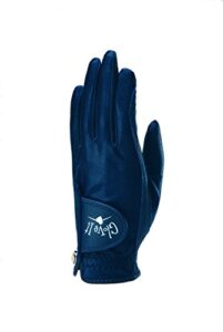 glove it women's golf glove, left hand, small, navy clear dot