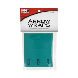 Bohning Solid Wraps Teal Standard Arrow Wrap, 12pk, 4"