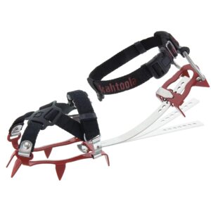 kahtoola kts steel hiking crampons for winter hiking & backpacking - small/medium