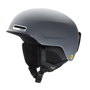 smith maze mips snow helmet in matte charcoal, size large