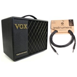 vox vt20x 20w guitar modeling amplifer w/ 10' classic series instrument cable