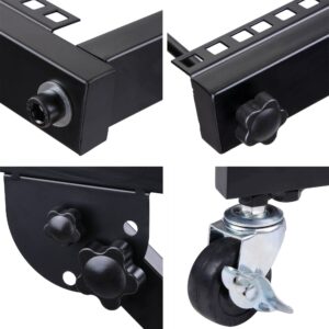 AW 9UX DJ Mixer Stand Rack Mount Stage Cart Audio Rack Music Equipment Studio Party Show