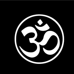 NI178 AUM OM Decal Sticker | Premium Quality Vinyl Decal | 5" Decal | Namaste Yoga Spiritual Peace Symbol | Hinduism