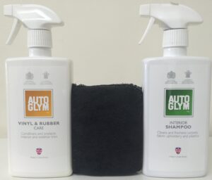 autoglym interior ultimate pack w/interior shampoo & vinyl/rubber care 500ml w/free applicator