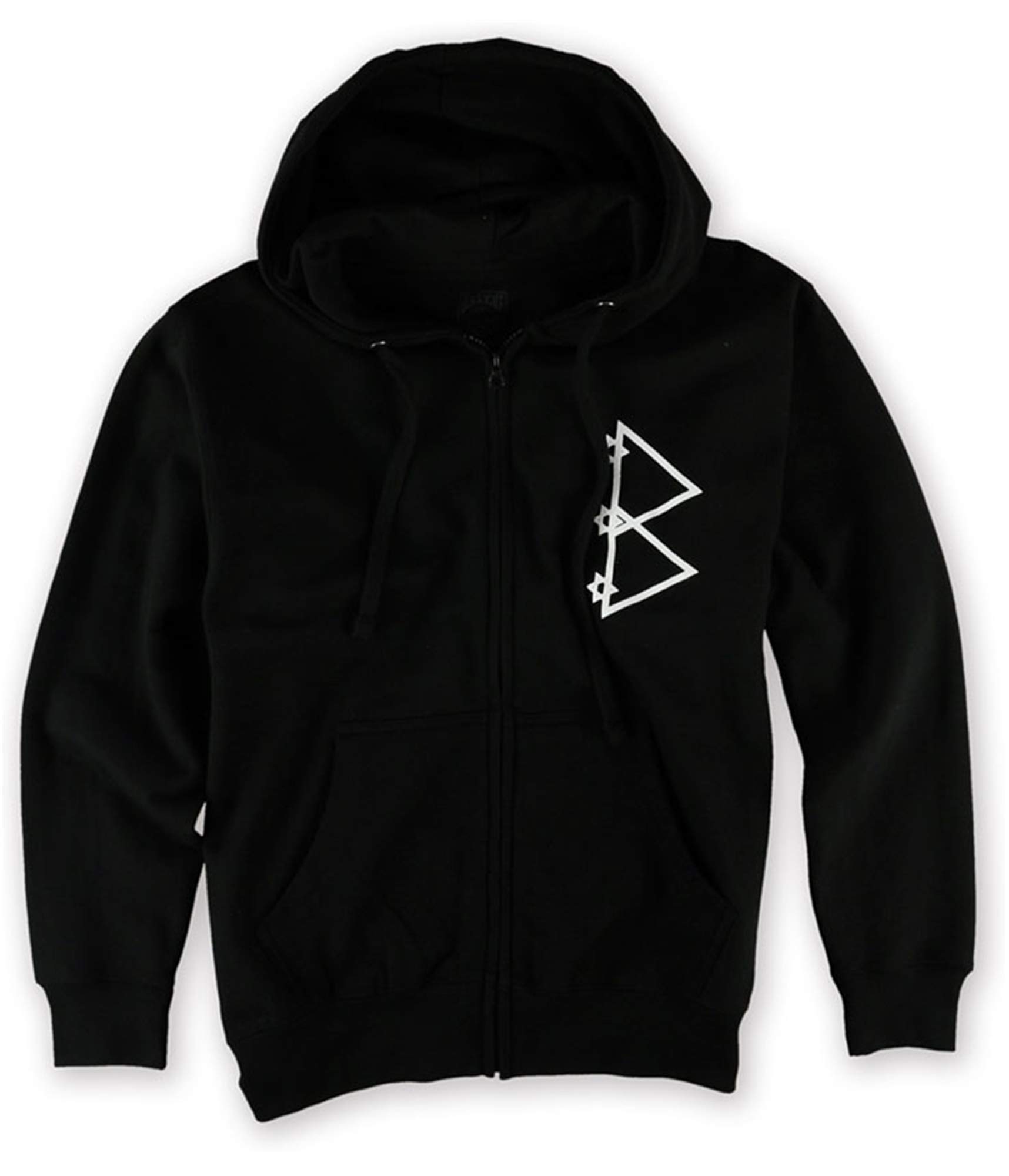 Black Scale Mens The Pyrex Vision Zip Up Hoodie Sweatshirt, Black, Small