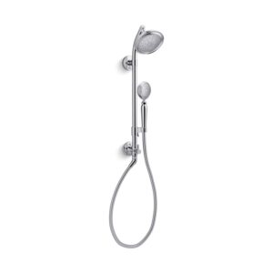 KOHLER Artifacts Shower Head with Handheld Combo High Pressure, One Size, Polished Chrome, K-76472-CP