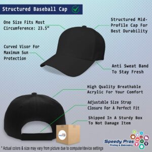 Baseball Cap Grandpa Man, Myth, Legend Embroidery Family & Friends Grandfather Acrylic Hats for Men Women Strap Closure Black Design Only