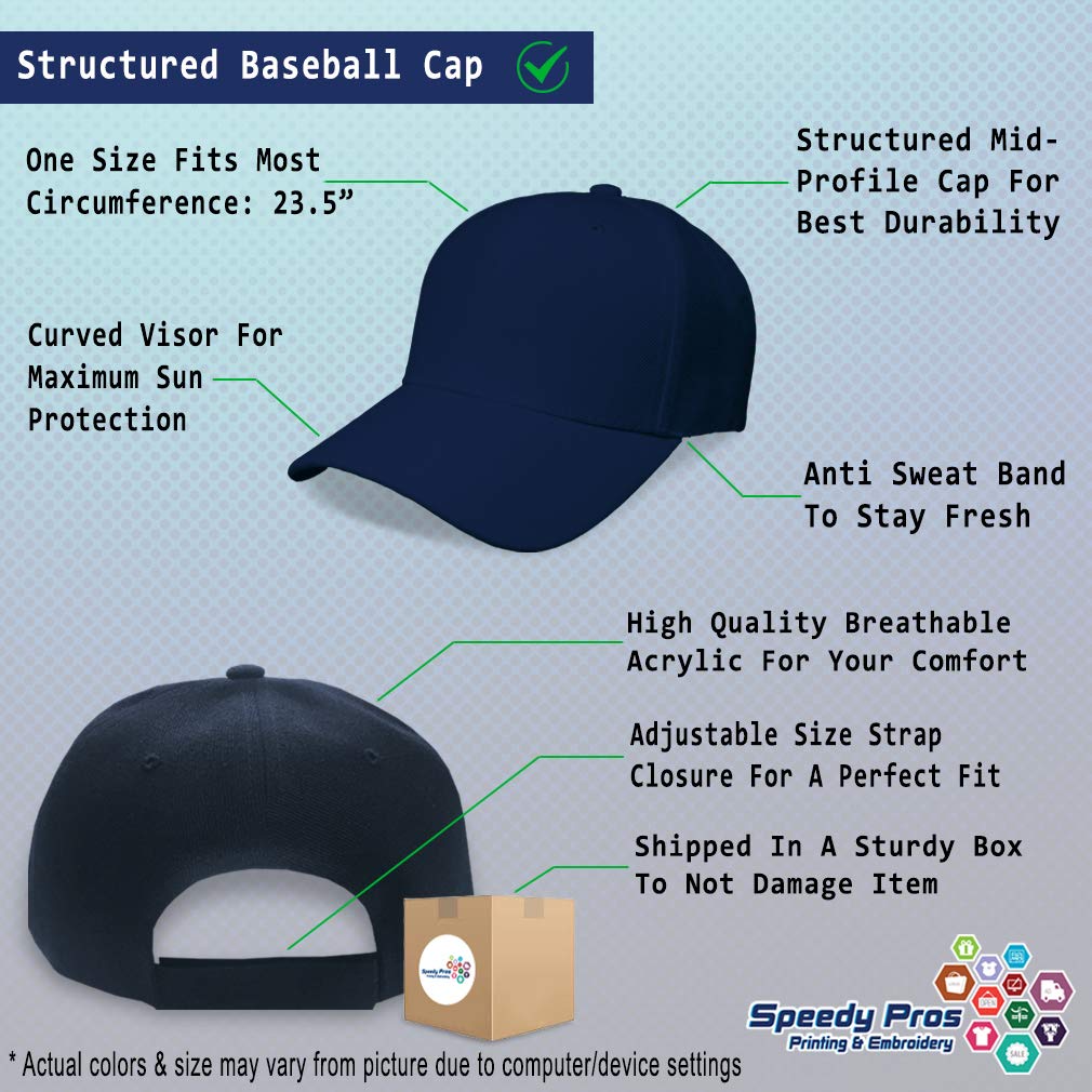 Baseball Cap Grandpa Man, Myth, Legend Embroidery Family & Friends Grandfather Acrylic Hats for Men Women Strap Closure Navy Design Only