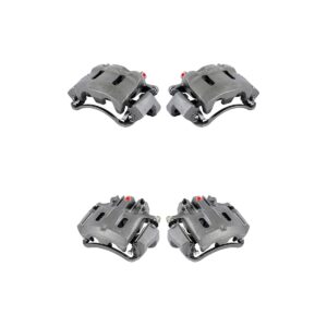 callahan semi-loaded oe replacement front and rear brake calipers set [for 2000 2001 2002 2003 2004 ford excursion f-250 f-350 super duty]