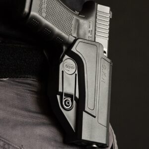 Orpaz C-Series HK USP Holster Compatible with HK USP Right-Hand OWB Holster, Level II Retention, Paddle Holster - Unisex - Will Secure Your Handgun with a Tactical Appearance