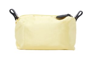 dominie liner for clear handbag small clutch removable/interchangeable liner - yellow liner, black tabs (black clutch sold separately)