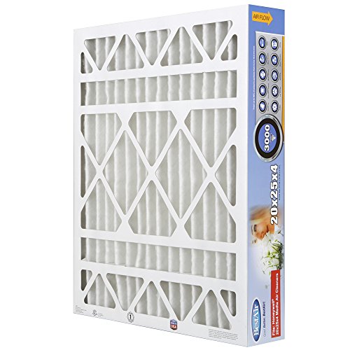 BestAir HW2025-13R AC Furnace Air Filter, 20" x 25" x 4", MERV 13, Removes Allergens & Contaminants, Fits 100%, For Honeywell Models, Pack of 3