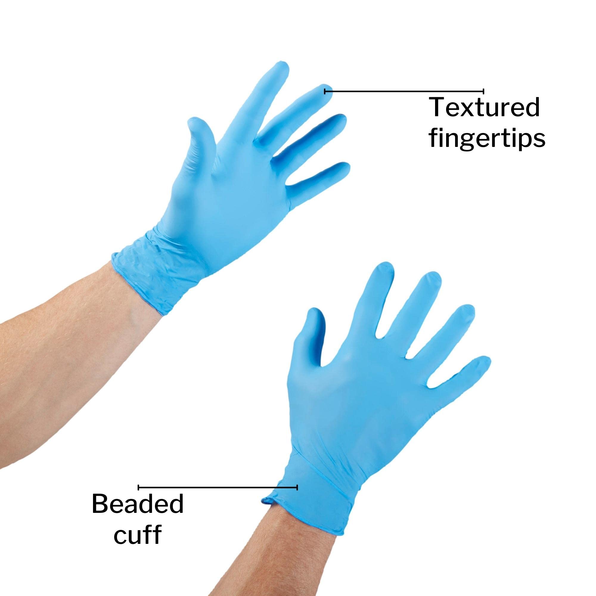 McKesson Confiderm 3.8 Disposable Nitrile Exam Glove Standard Cuff Length