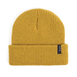 brixton heist beanie mustard