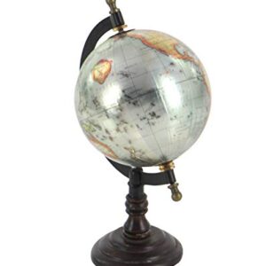 Deco 79 Mango Wood Globe, 6" x 5" x 10", Brown