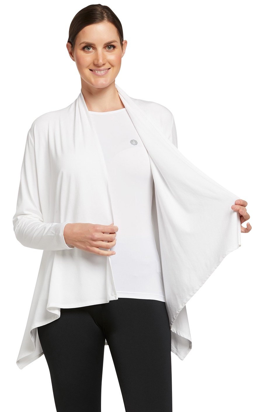 Solbari UPF 50+ Sun Protective Luxe Sun Wrap – Large/X-Large, White