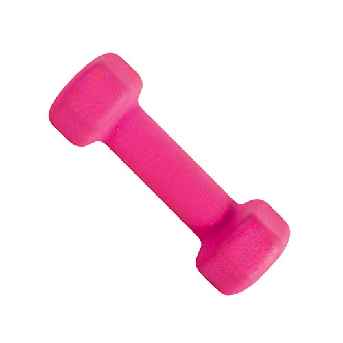 CAP Barbell Neoprene Dumbbell, 3lb, neon pink, 1291926