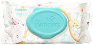 pampers sensitive wipes travel pack 56 count (pack of 3)