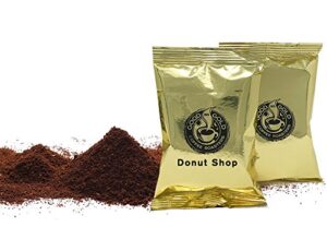 donut shop coffee pouches, good as gold coffee (40/2.0oz pre measured coffee packets), premium 100% arabica medium roast blend