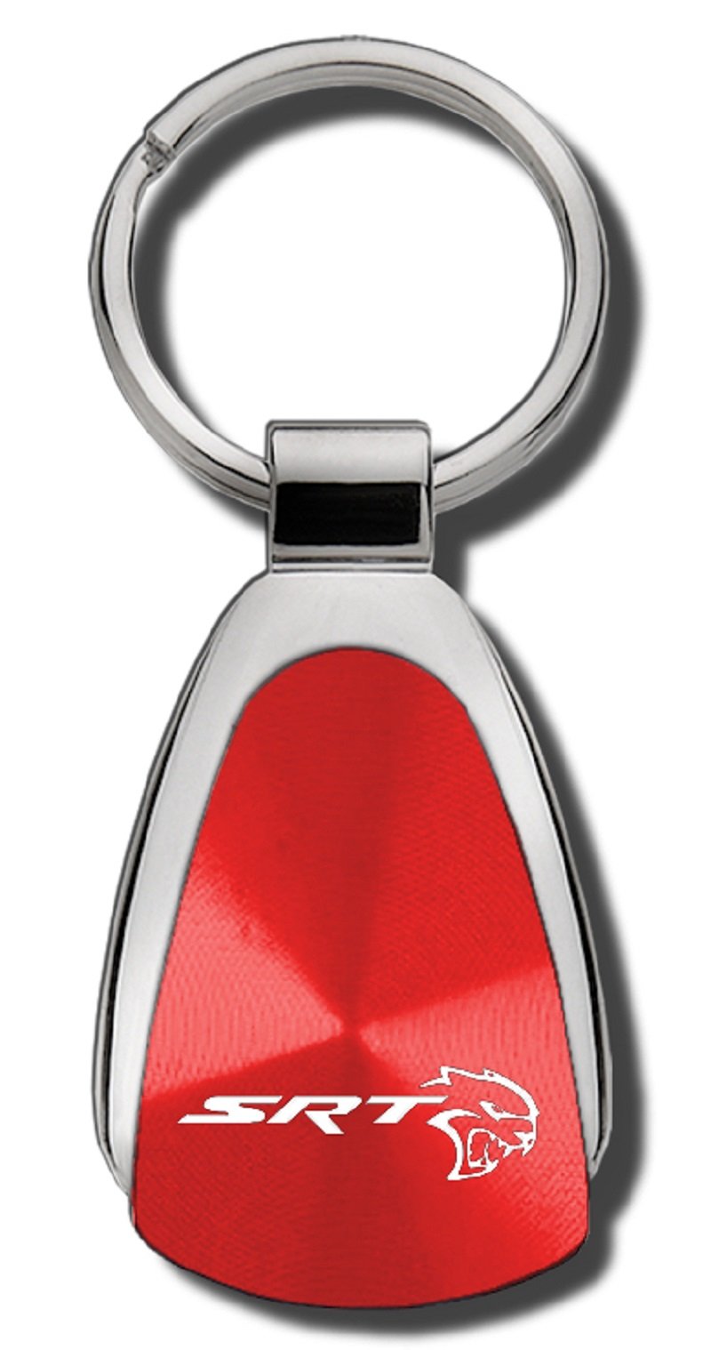 Au-TOMOTIVE GOLD Tear Drop Key Chain for Dodge SRT (Red)